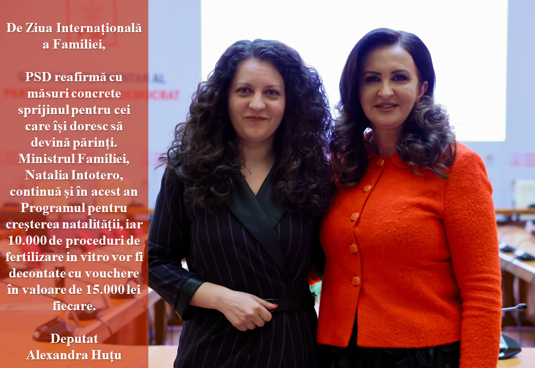 Deputat Alexandra Huțu: Vești bune de Ziua Familiei pentru cuplurile ...