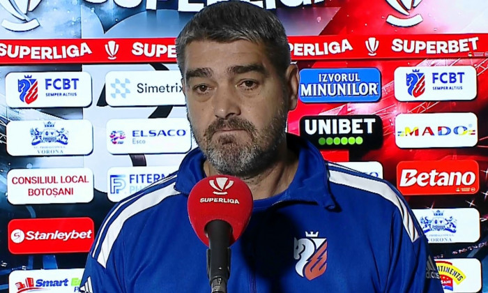 Ciobotariu după egalul de infarct cu Buzăul: Eu sunt responsabil de tot ...